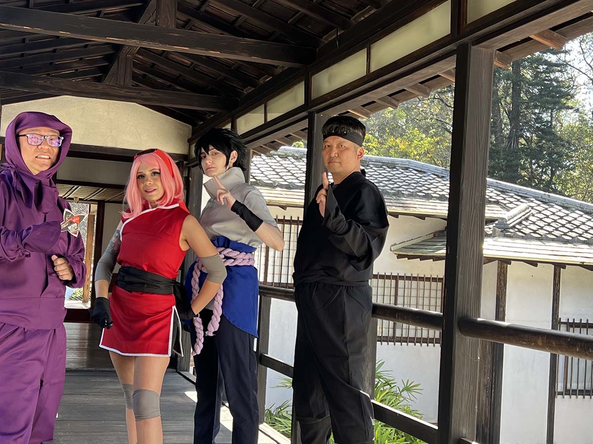 Em julho e agosto, os ninjas invadem o Pavilhão Japonês – Bunkyo