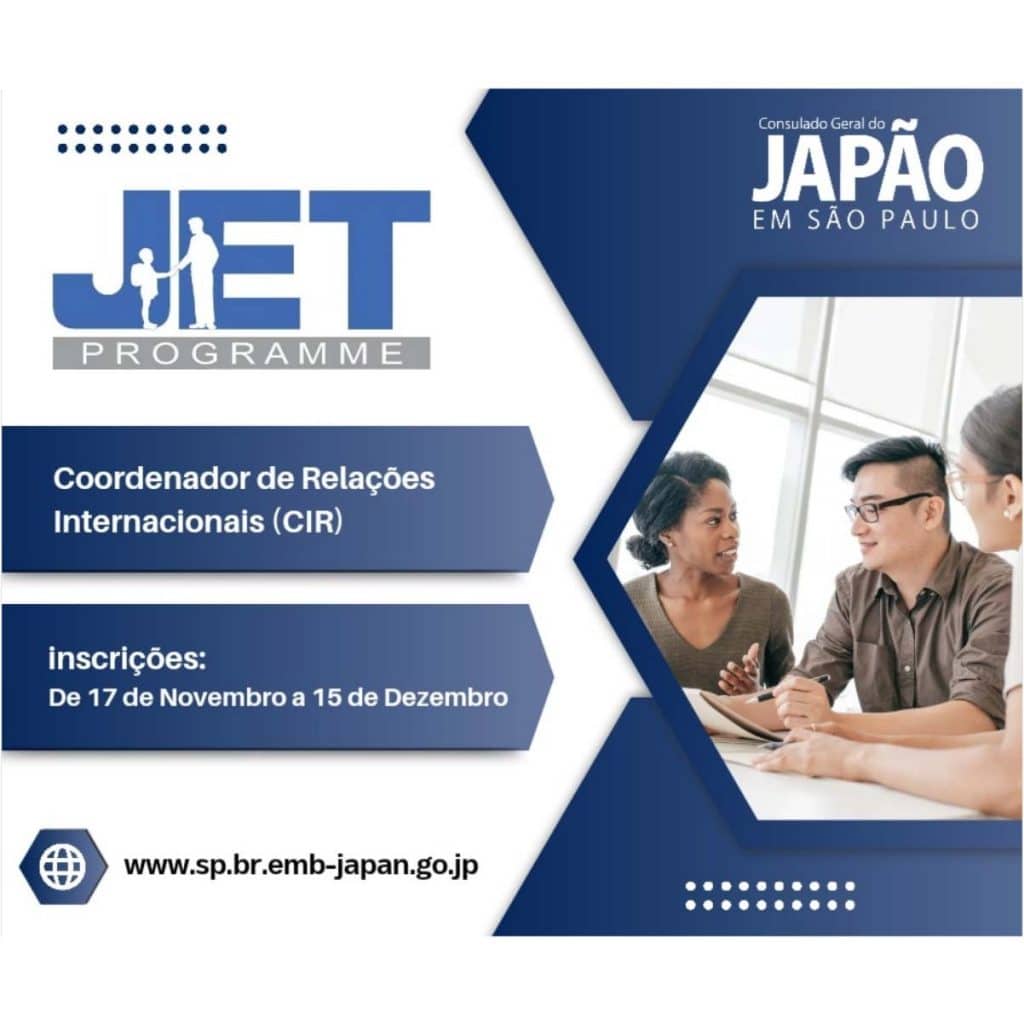 Inscrições abertas para o JET Programme 2024 (Japan Exchange and ...
