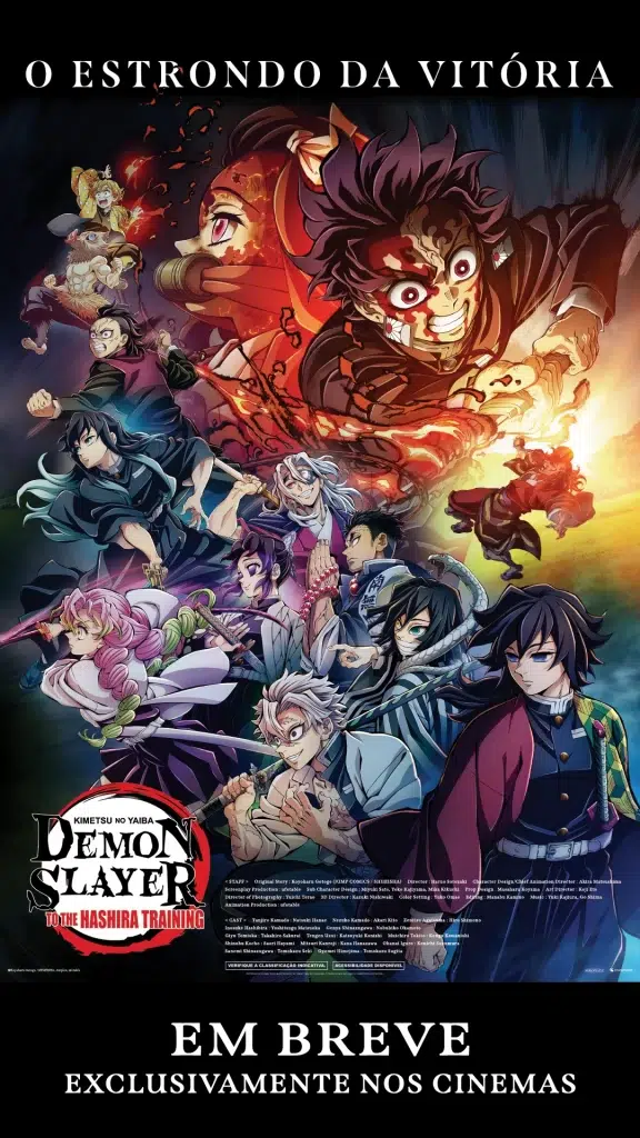 Estreia de Demon Slayer: Kimetsu no Yaiba -To the Hashira Training – Bunkyo