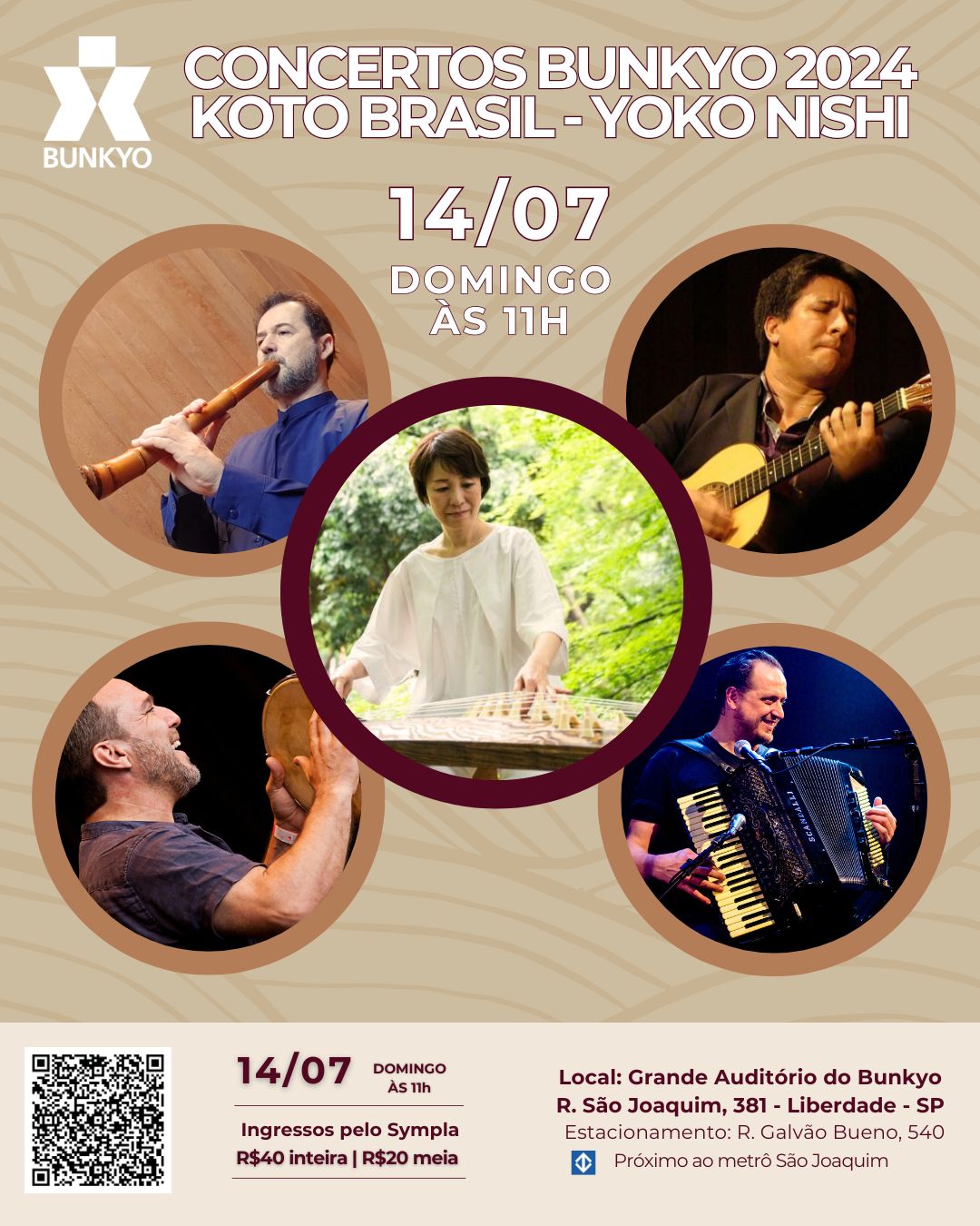 Concertos Bunkyo 2024 – Koto Brasil – Yoko Nishi – Bunkyo