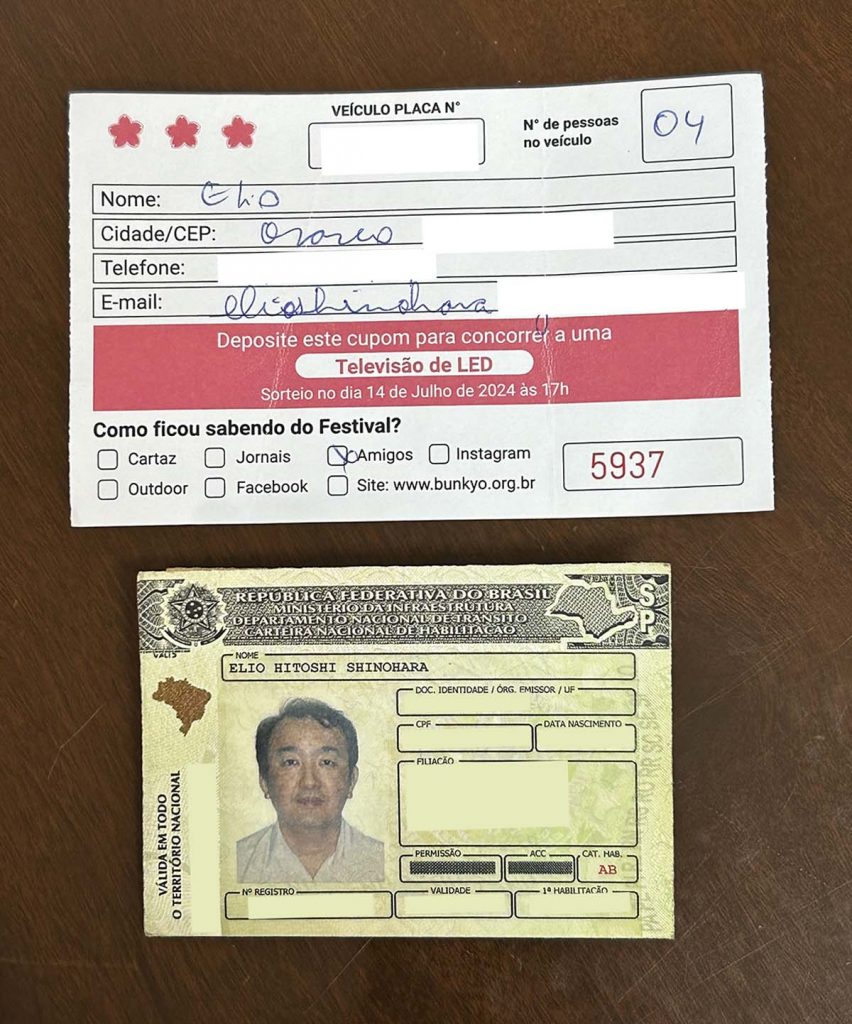 Ganhador do sorteio da TV – 27º Sakura Matsuri – Bunkyo