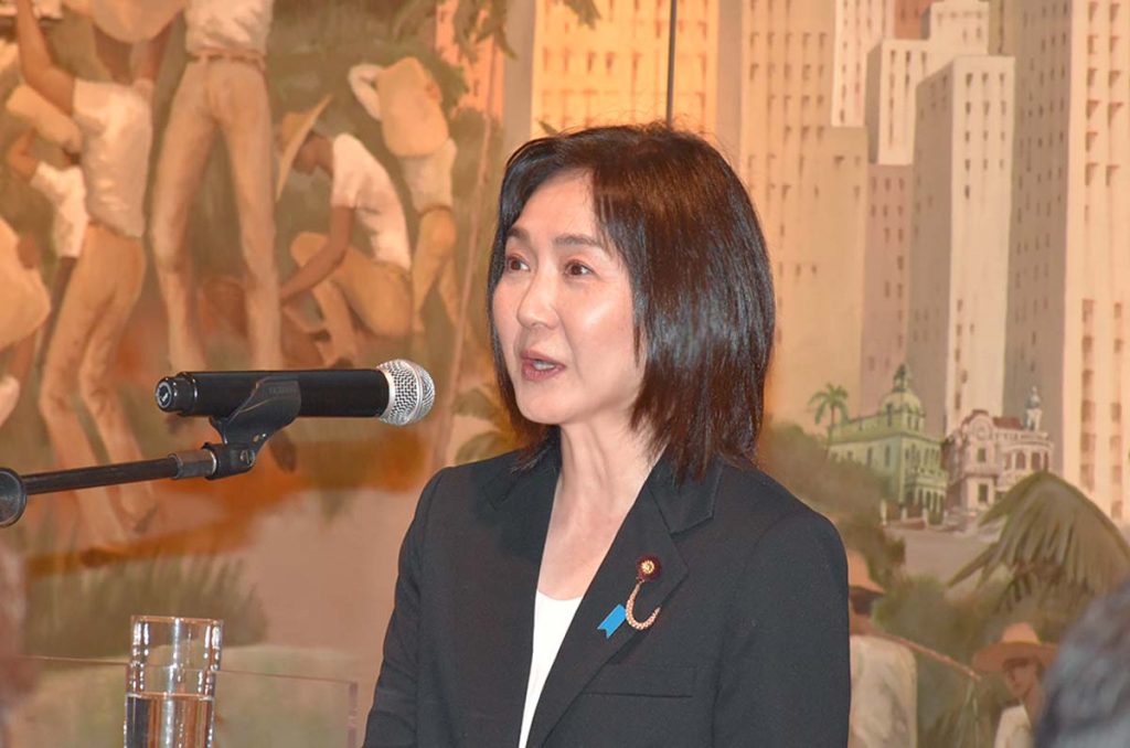 Visita da vice-ministra parlamentar Akiko Ikuina – Bunkyo